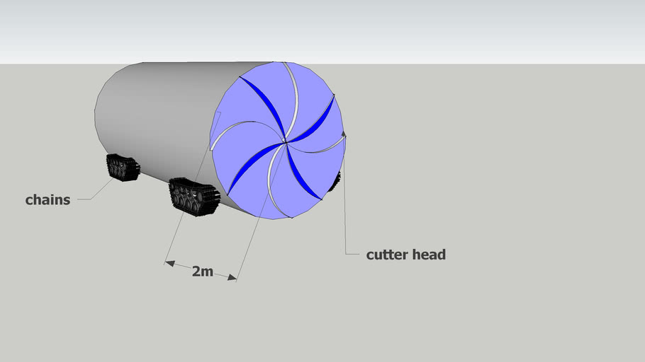 tunnel boring machine | 3D Warehouse