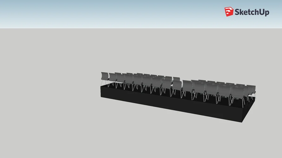 Audience Seating (Black Box) | 3D Warehouse