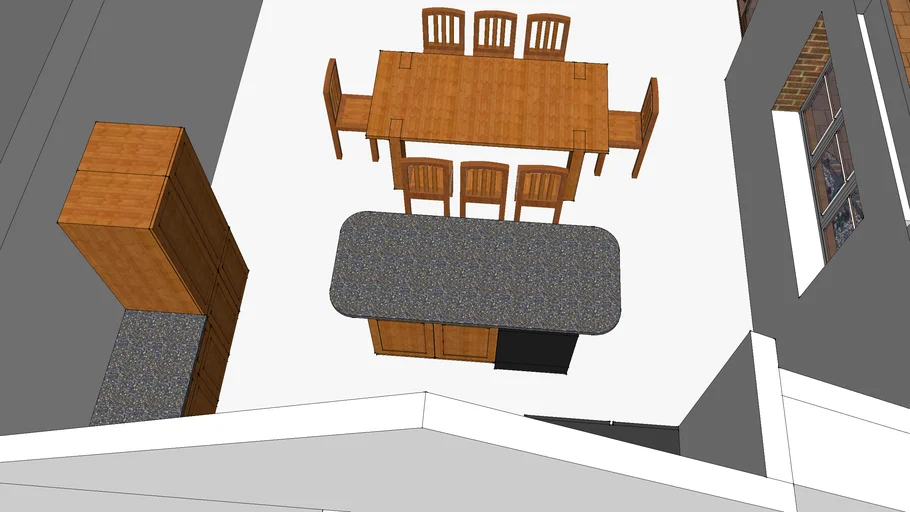 Kitchen layout | 3D Warehouse