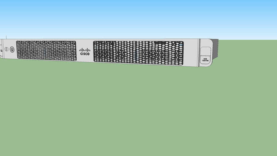 Cisco UCS C220 M5 (LFF) rack mount server | 3D Warehouse