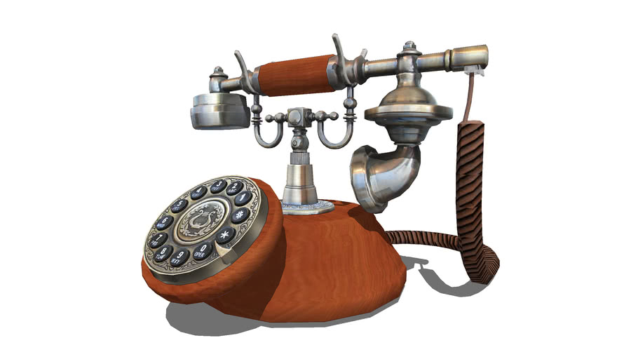 Antique telephone | 3D Warehouse