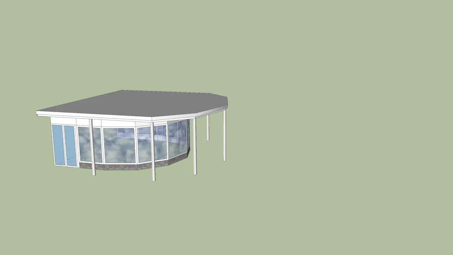 Portico Extension | 3D Warehouse