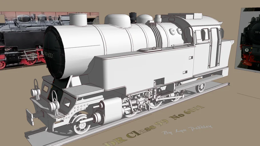 '- Locomotives - by Mylyn 'DR Class 99'... No.'6001'... 3 of 4 ... My ...