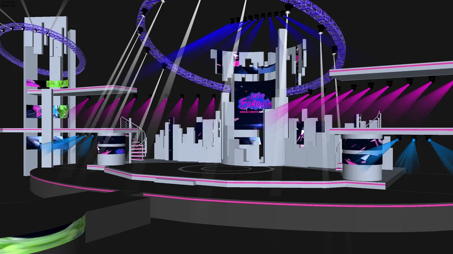 Junior Eurovision 2012 - Stage (Update 2017) | 3D Warehouse