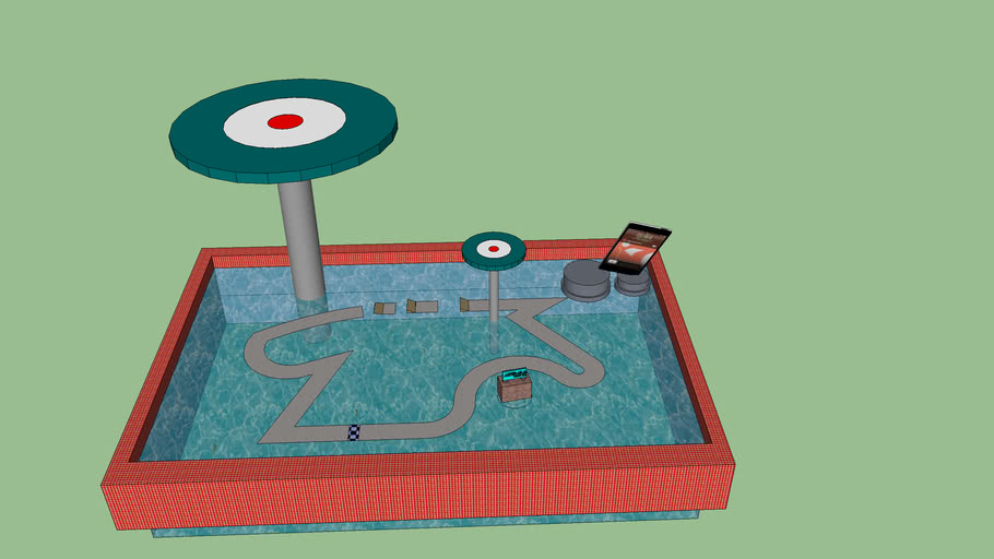 Circuito della piscina- Pool circuit | 3D Warehouse