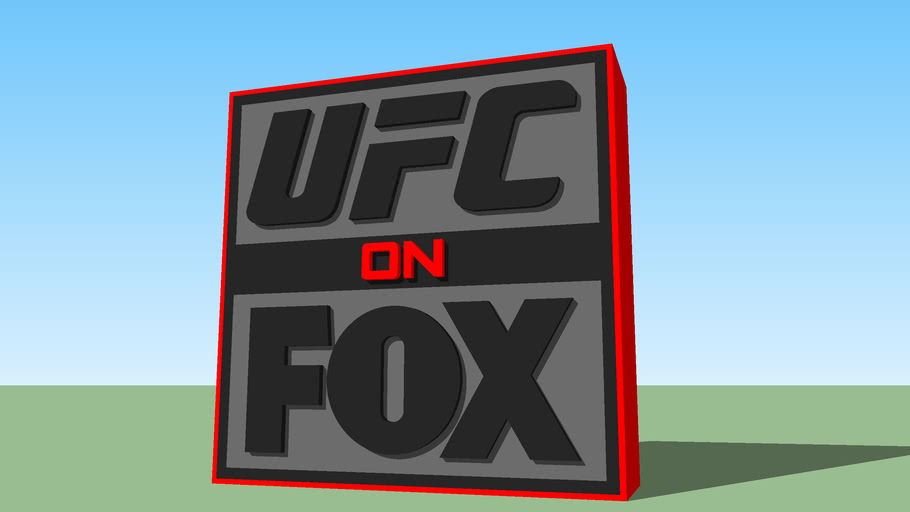 UFC ON FOX logo | 3D Warehouse