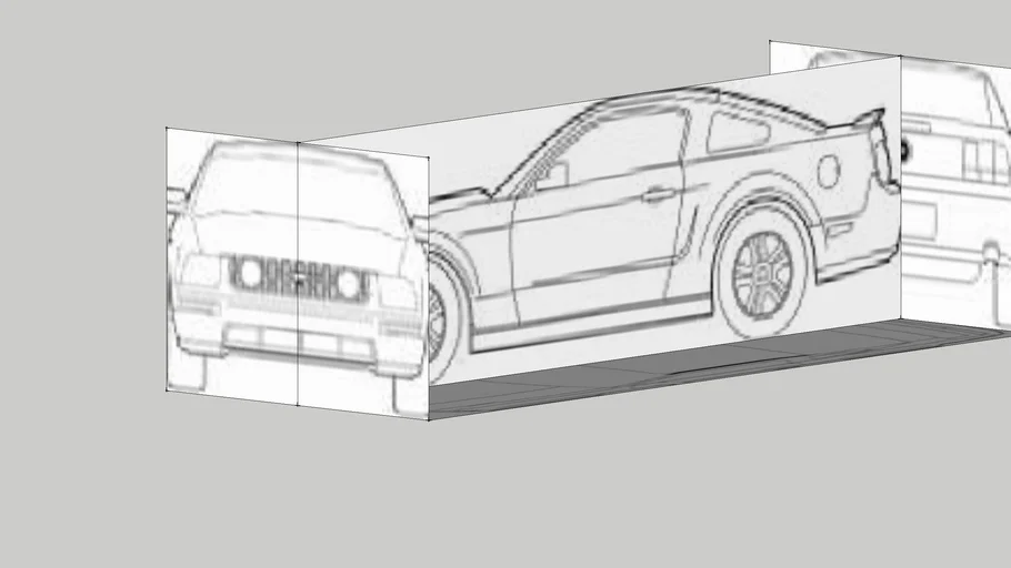 ford mustang 2005 | 3D Warehouse