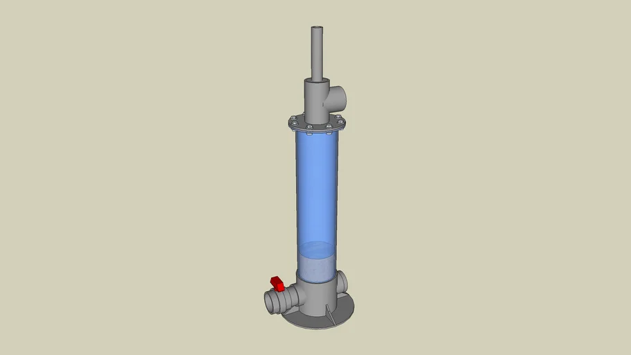 fluidizing sand bed filter | 3D Warehouse