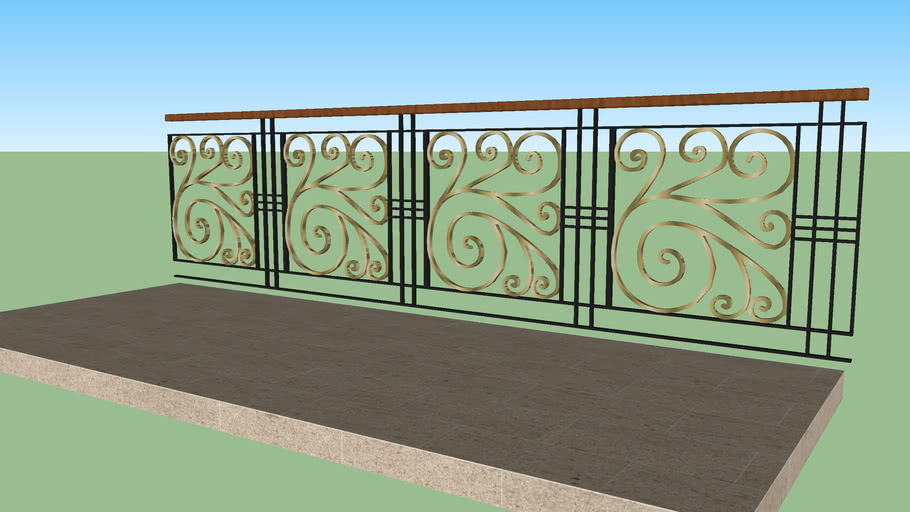 Vintage Railing | 3D Warehouse