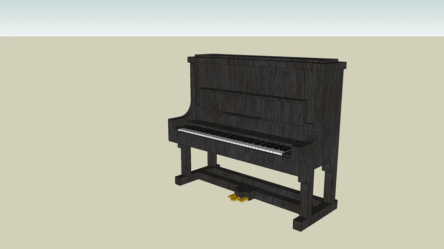 piano vertical | 3D Warehouse