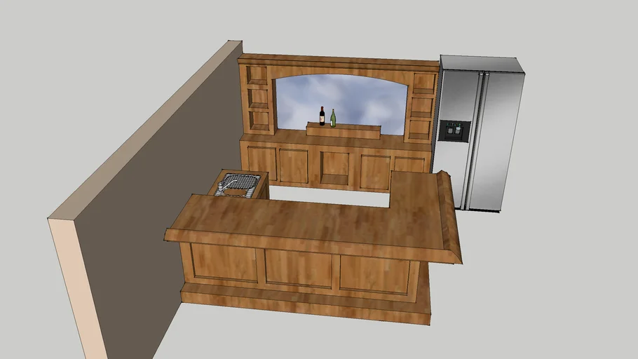 Wood bar | 3D Warehouse