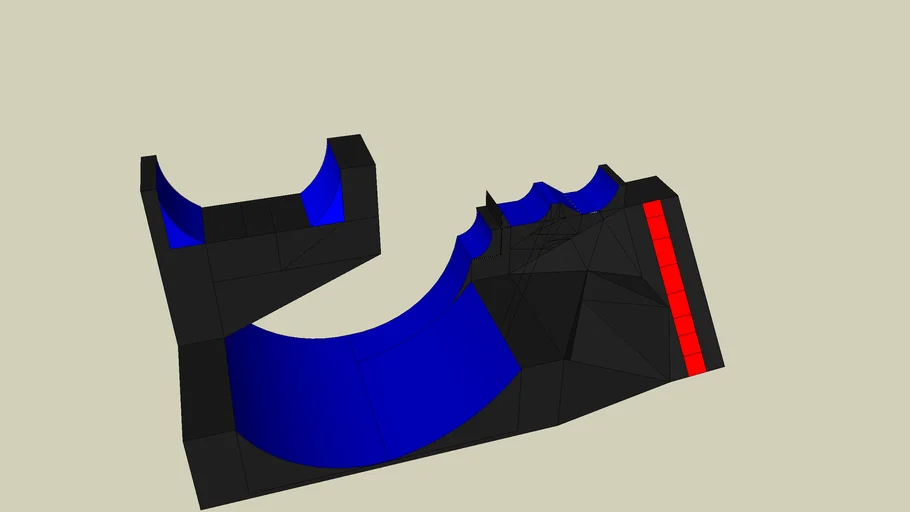 mega halfpipe | 3D Warehouse