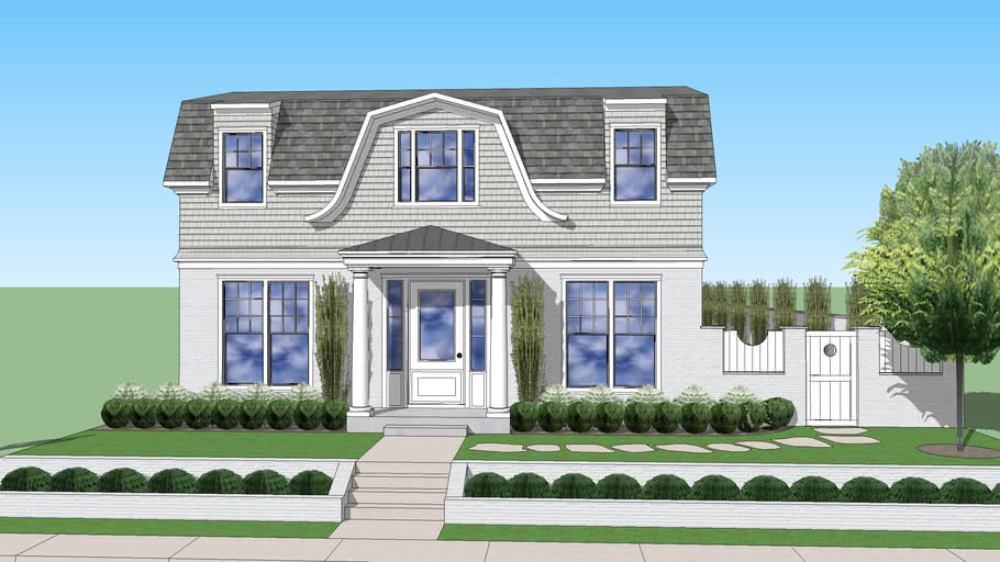 Dutch Colonial Style Home | 3D Warehouse