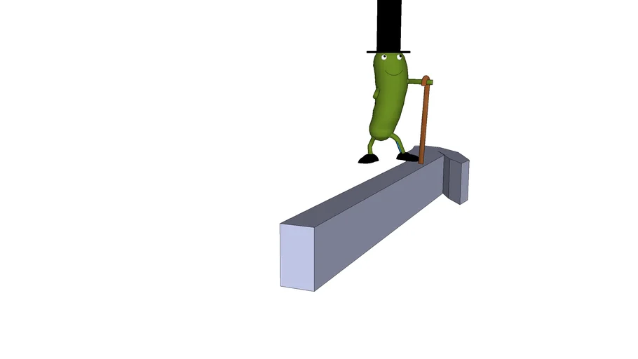 Eric the jumping pickle. | 3D Warehouse