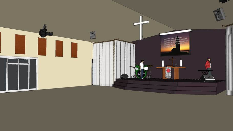 Summit stage design | 3D Warehouse