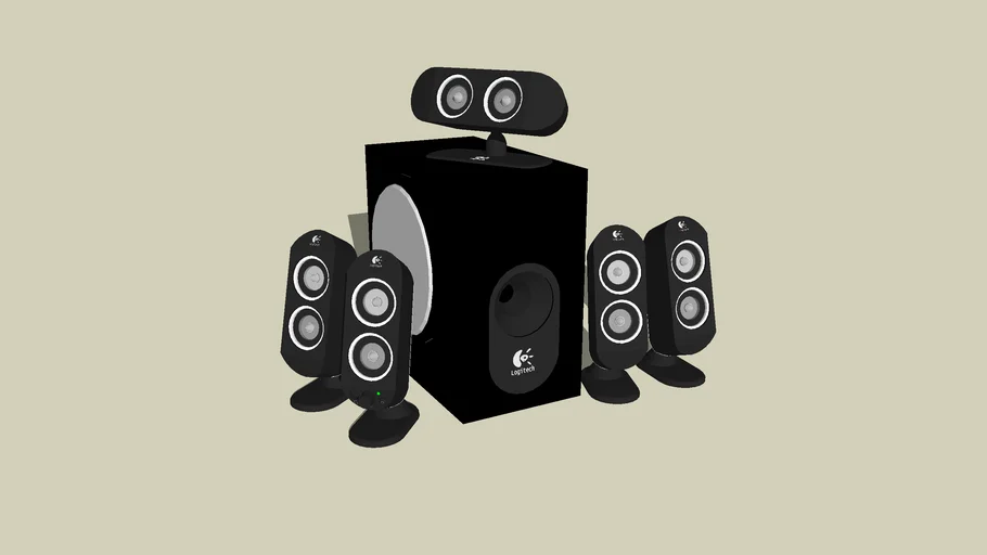 Logitech X-530 | 3D Warehouse