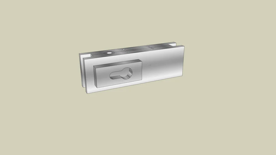 Hafele Center Door Patch Lock | 3D Warehouse