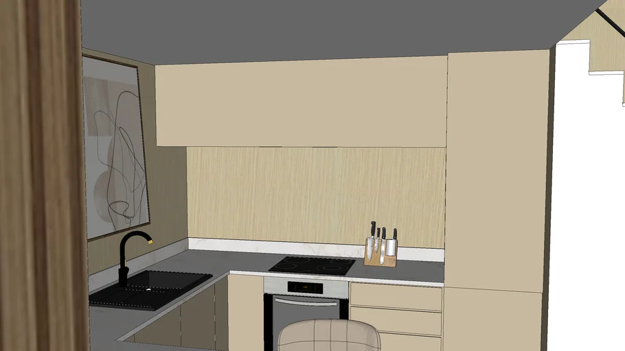 studio apartment | 3D Warehouse