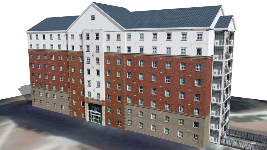 Bremerton BEQ Building 1044 | 3D Warehouse