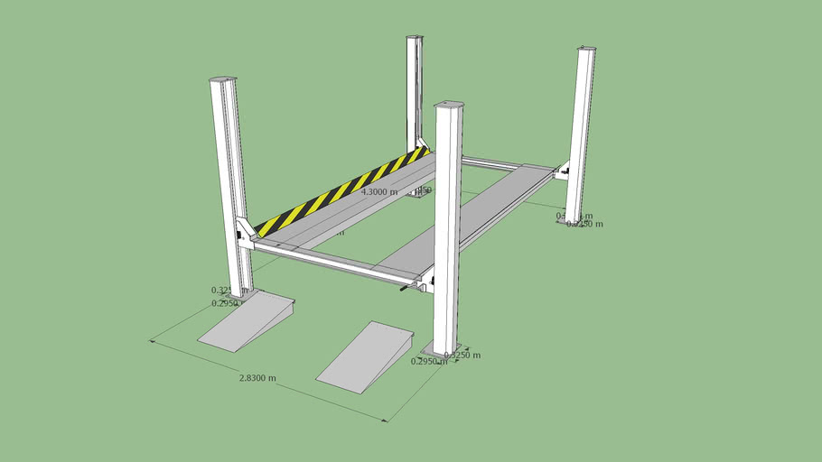 parking car lift 2.85-4.3 VAN210512 | 3D Warehouse