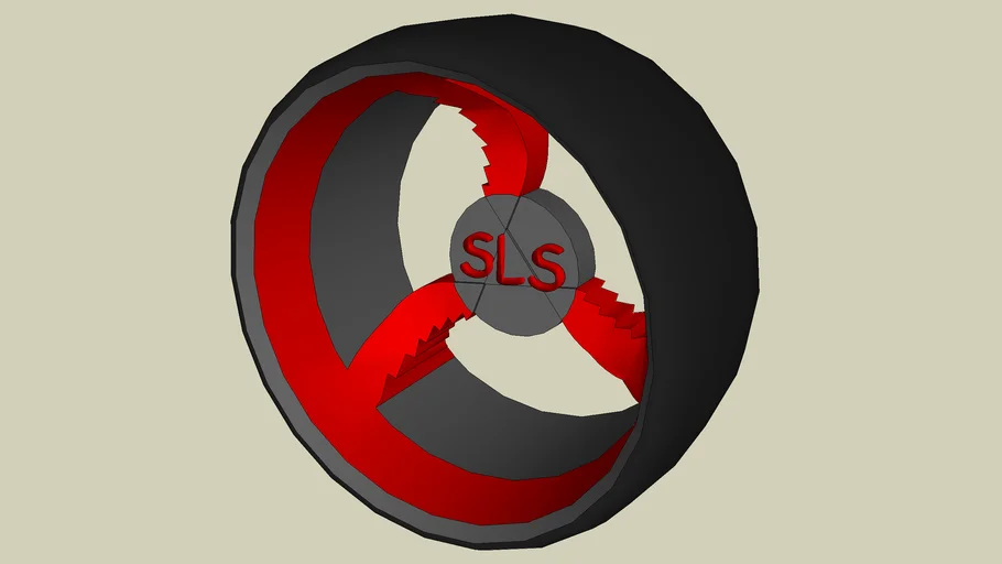 SLS-Lightning bolt RIMS | 3D Warehouse
