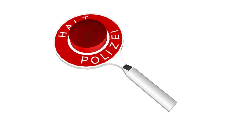 Winkerkelle Polizei | 3D Warehouse