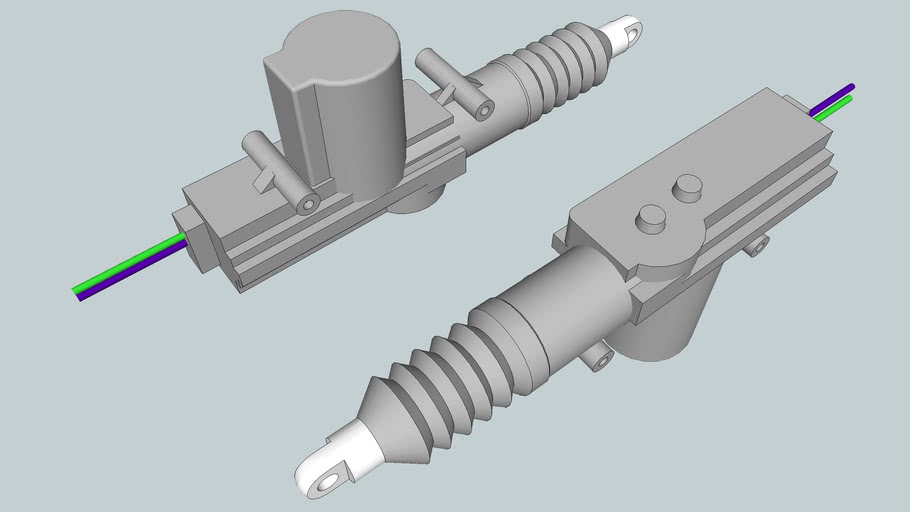 Car Door Lock Motor | 3D Warehouse