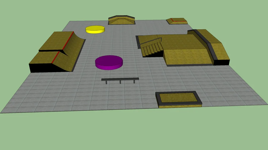 Skate Park (complete) | 3D Warehouse