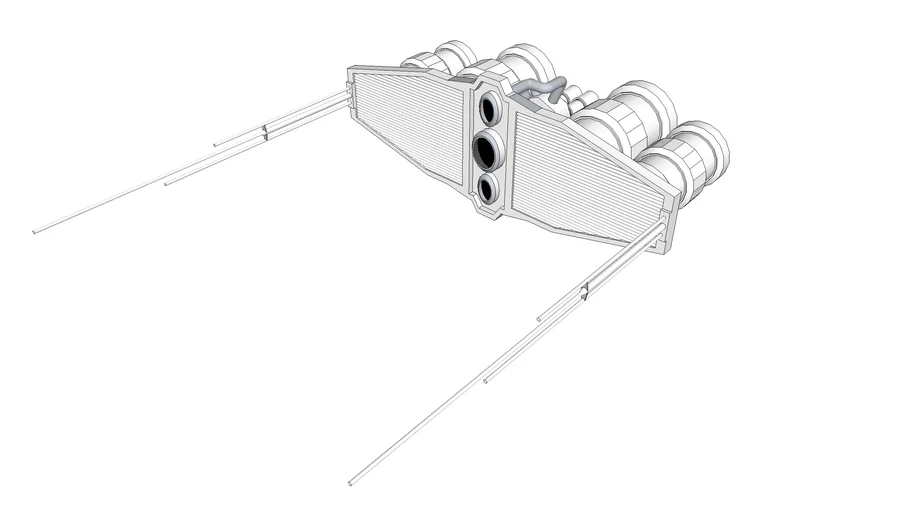 Quad Spaceship Engine 2 | 3D Warehouse