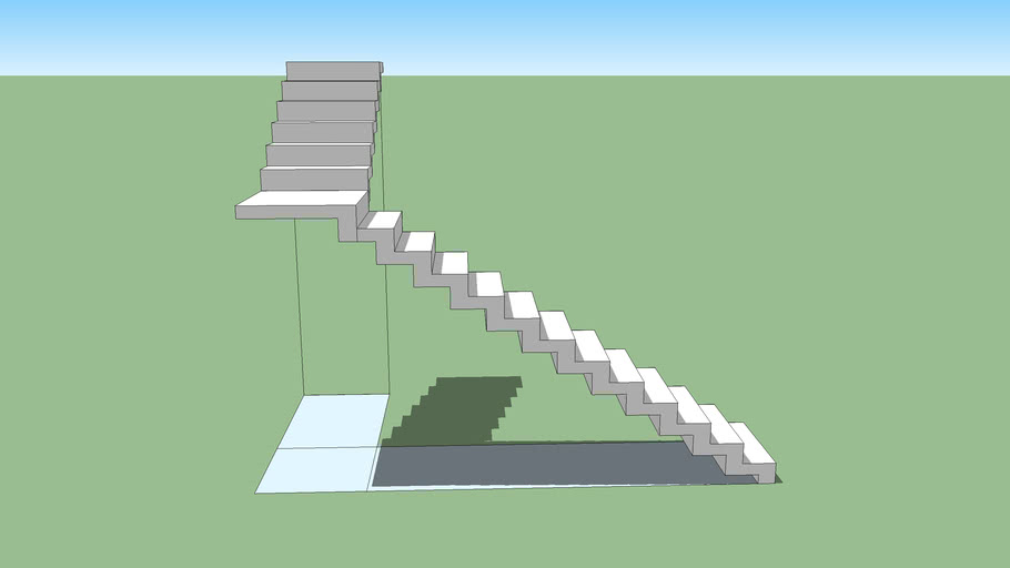 Escada em L | 3D Warehouse