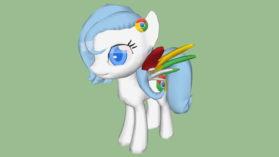Chrome pony | 3D Warehouse