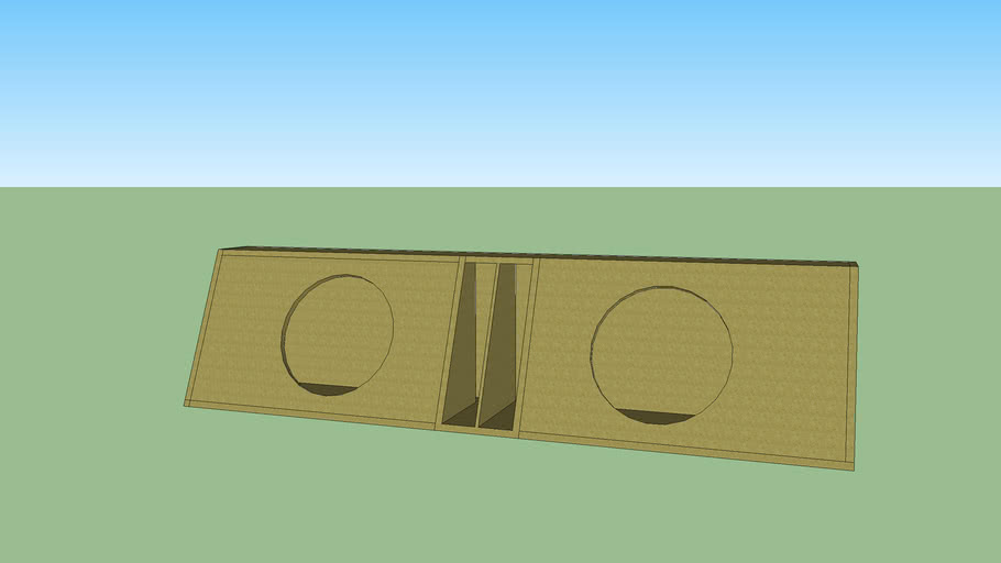 sub box for chevy s10 extreme | 3D Warehouse