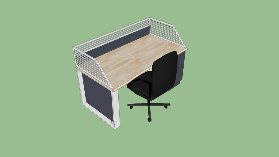 Office Desk cubicle | 3D Warehouse