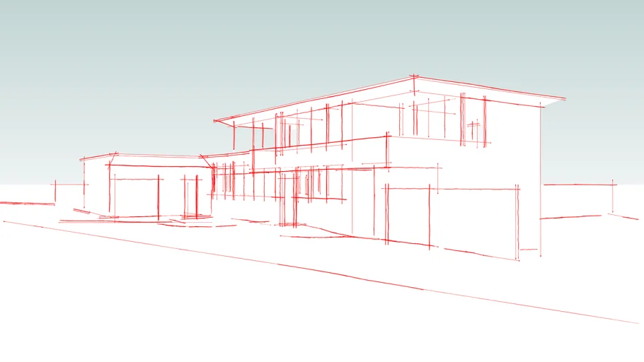 Sample Sketchy-Edge Style Building Competition Submission | 3D Warehouse