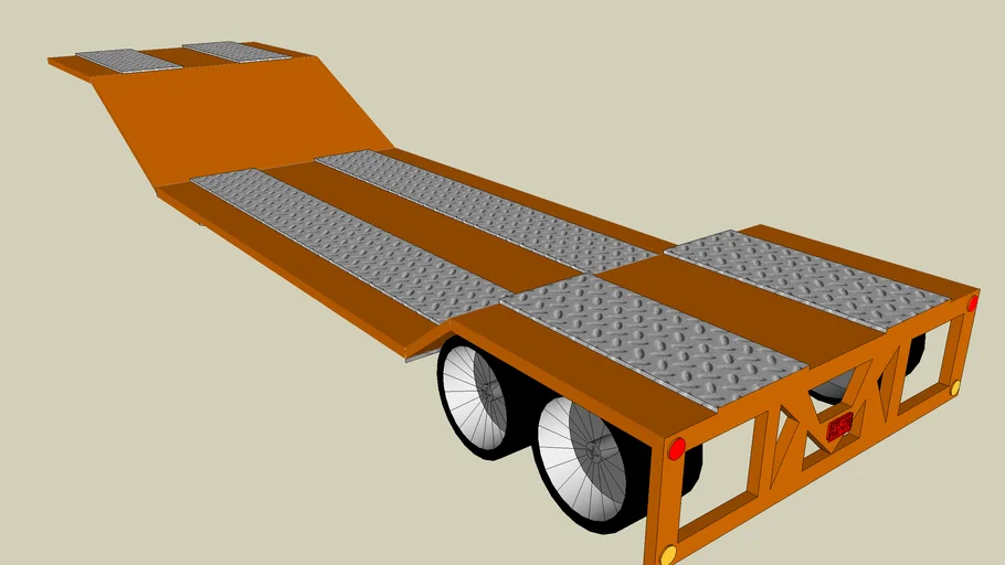 Lowboy Trailor | 3D Warehouse