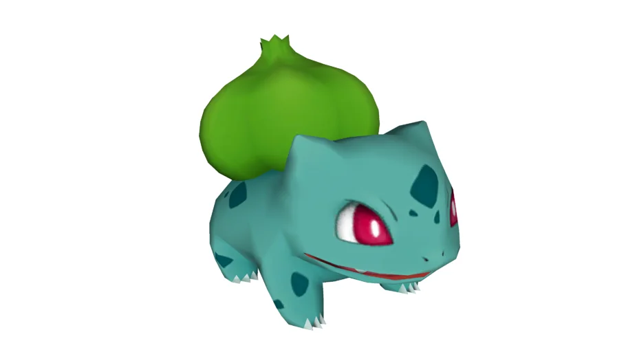 001 Bulbasaur - Pokemon Model | 3D Warehouse