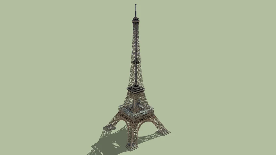 The Eiffel Tower, Paris | 3D Warehouse