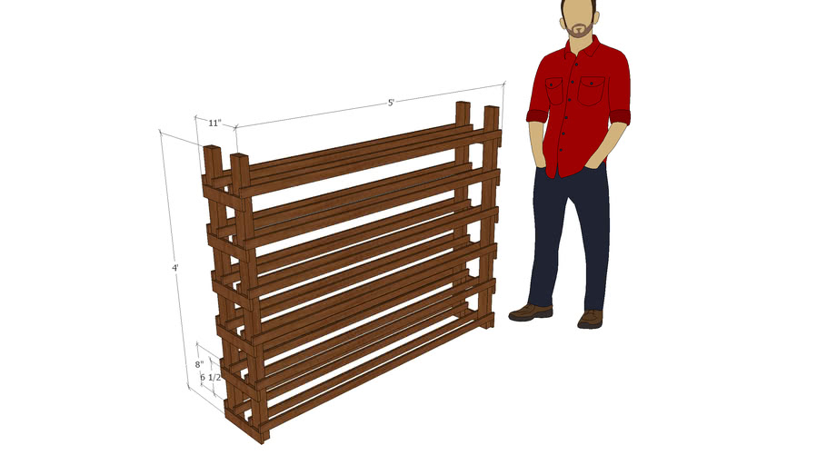 shoe rack | 3D Warehouse