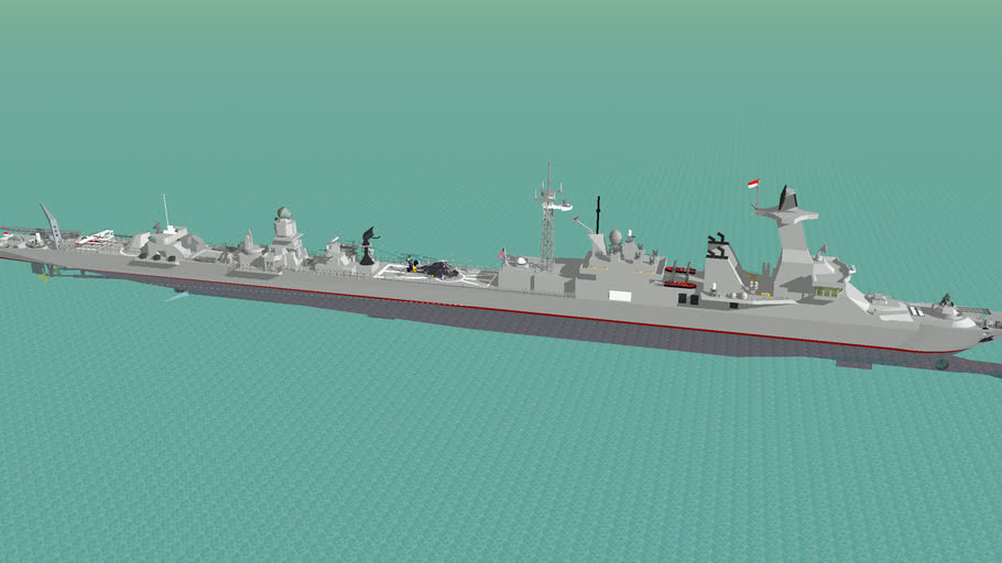 class destroyer military ship | 3D Warehouse