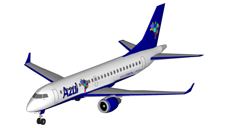 Embraer 195 | 3D Warehouse