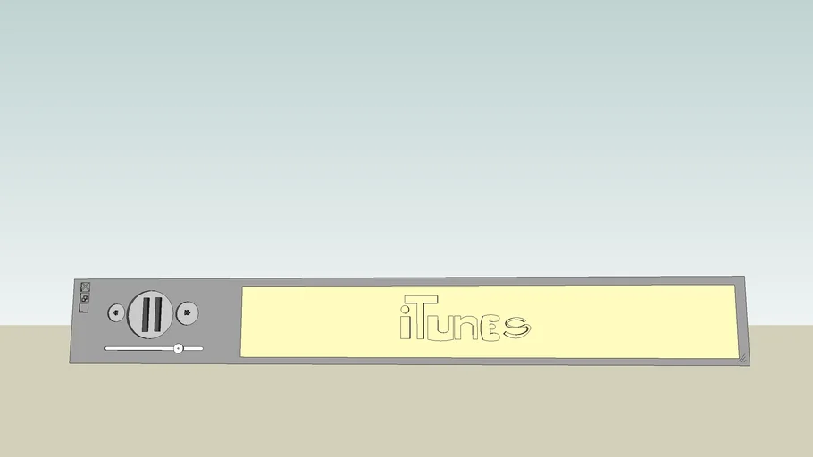 iTunes bar | 3D Warehouse