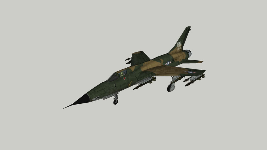 F-105 Thunderchief | 3D Warehouse
