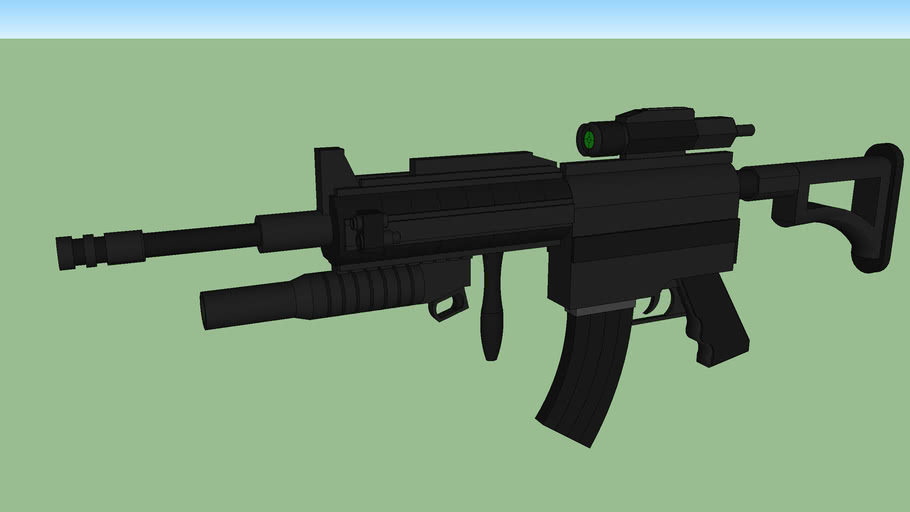 assault rifle 5 | 3D Warehouse