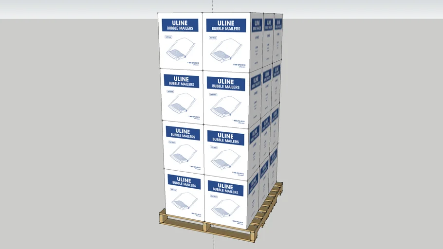 Uline S-5898 Skid | 3D Warehouse