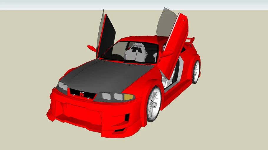 Nissan Skyline R33 Super Modified | 3D Warehouse