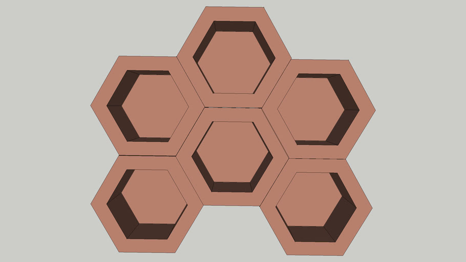 Octagonal shelves | 3D Warehouse