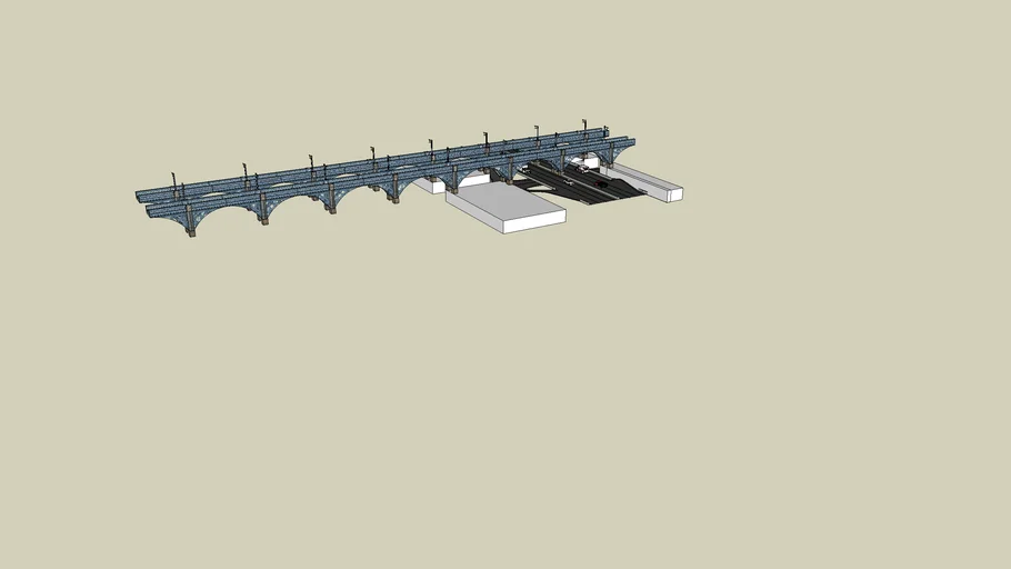 rail on the bridge | 3D Warehouse