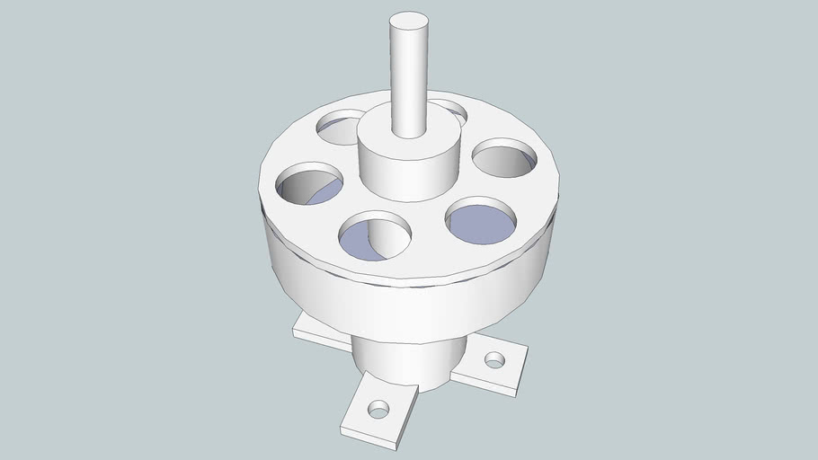 hexTronik 24gram Brushless Outrunner motor with mount | 3D Warehouse