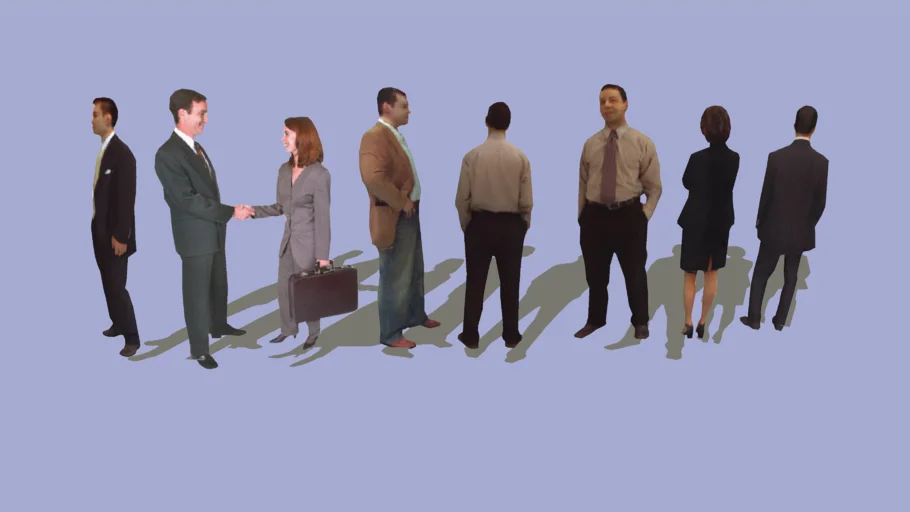 Business People 2D | 3D Warehouse