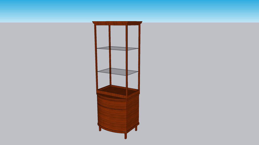 Showcase Cabinet Vintage | 3D Warehouse